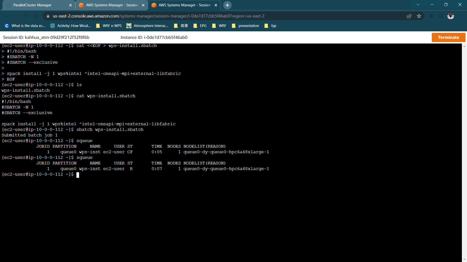 Wps Installation Wrf Arw Installation On Aws Using Spack
